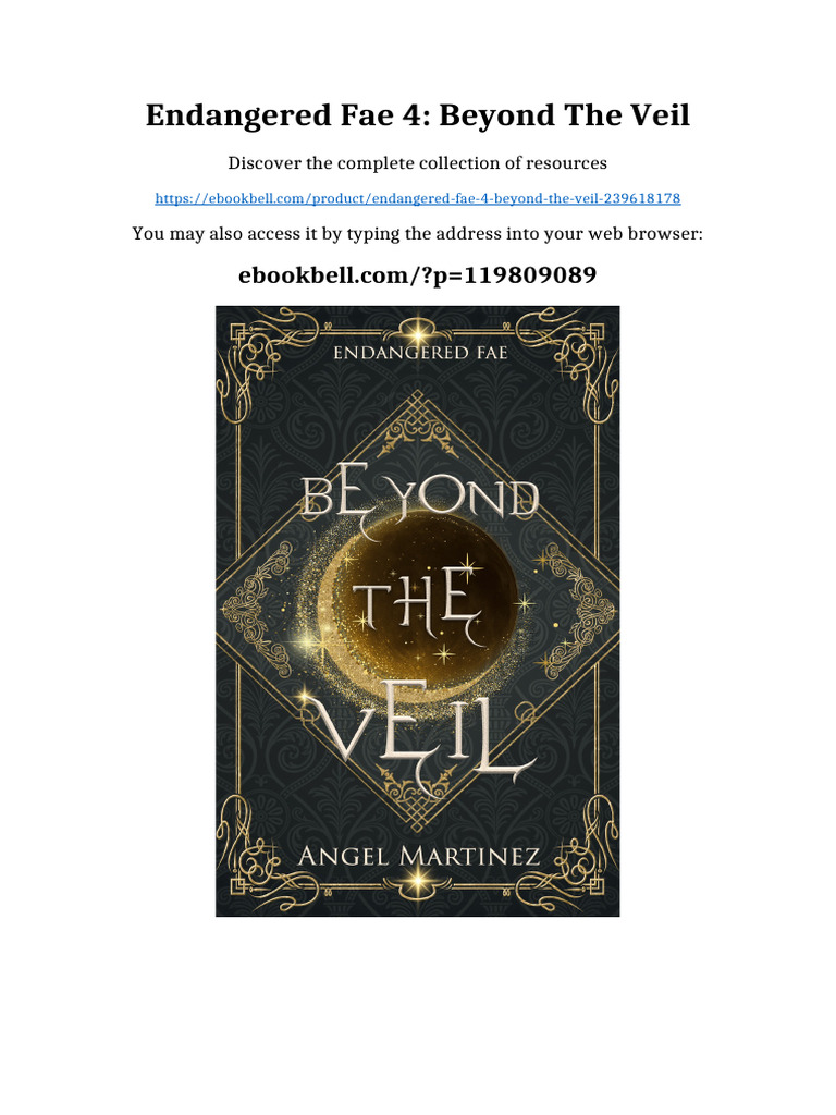 Endangered Fae 4: Beyond The Veil Sample | PDF | Intellectual Property