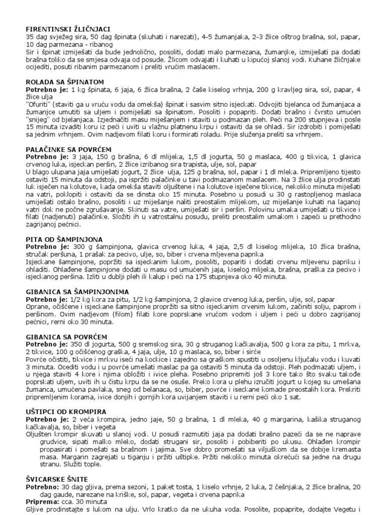 Novi Recepti | PDF