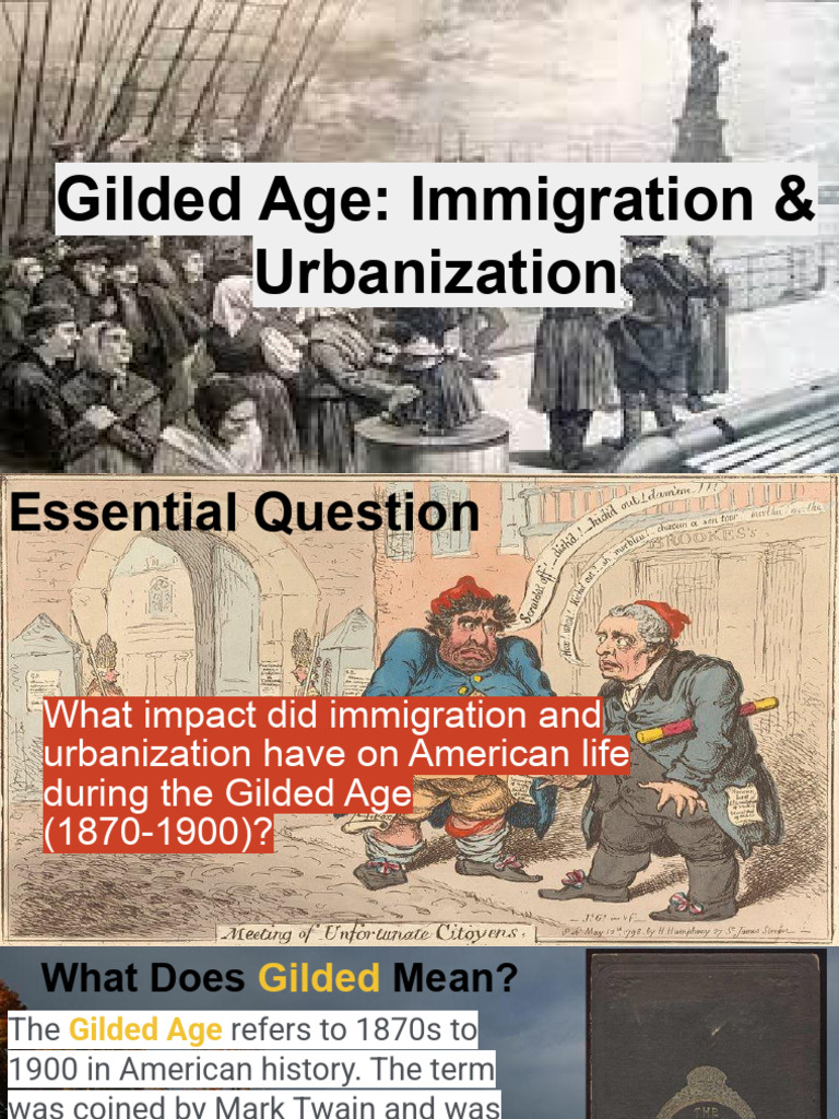 Immigration & Urbanization | PDF | Nativism (Politics) | Immigration