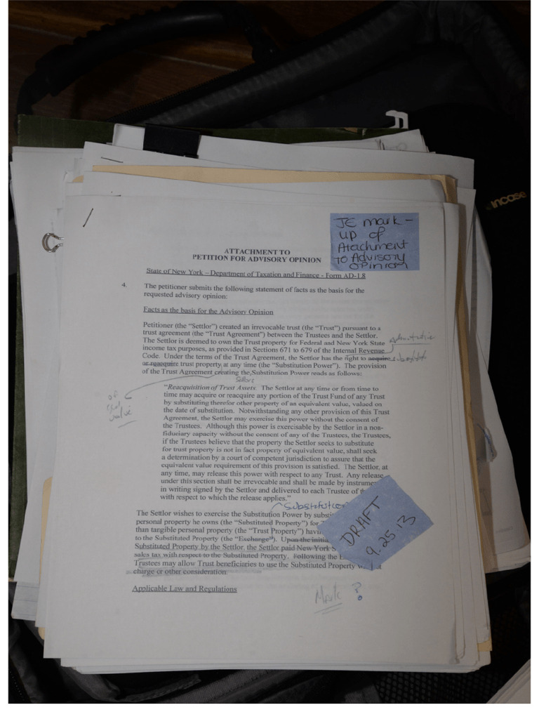 Jeffrey Epstein Files | PDF | Trustee | Taxes