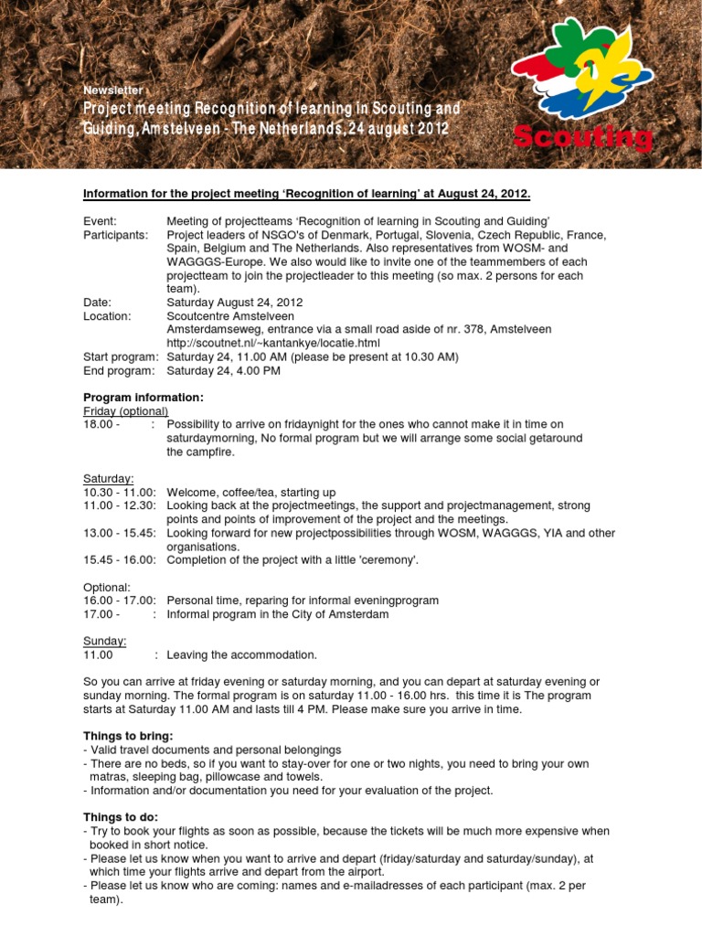 Newsletter Recognition Meeting August 2012 | PDF | Business