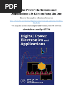Power Electronics Fundamentals, 3rd Ed. | PDF | Electric Power | Power ...