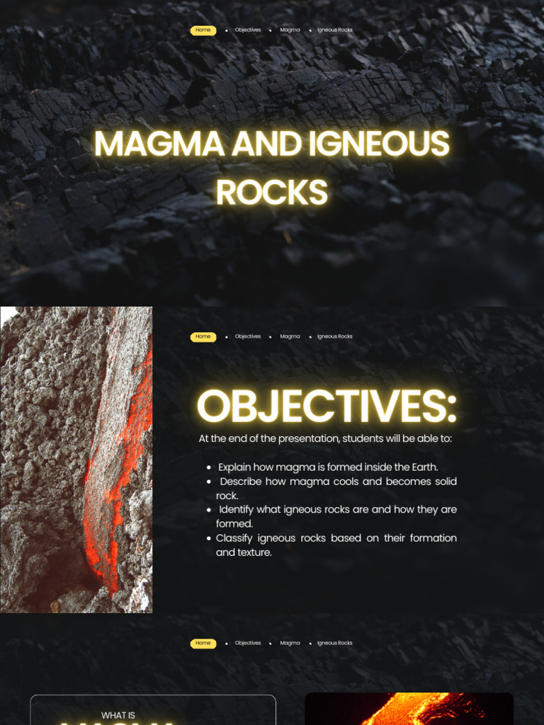Lesson 4-Magma and Igneous Rocks | PDF