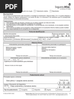 Informe Médico para Gastos Médicos AXA | PDF | Póliza de seguros | Hospital
