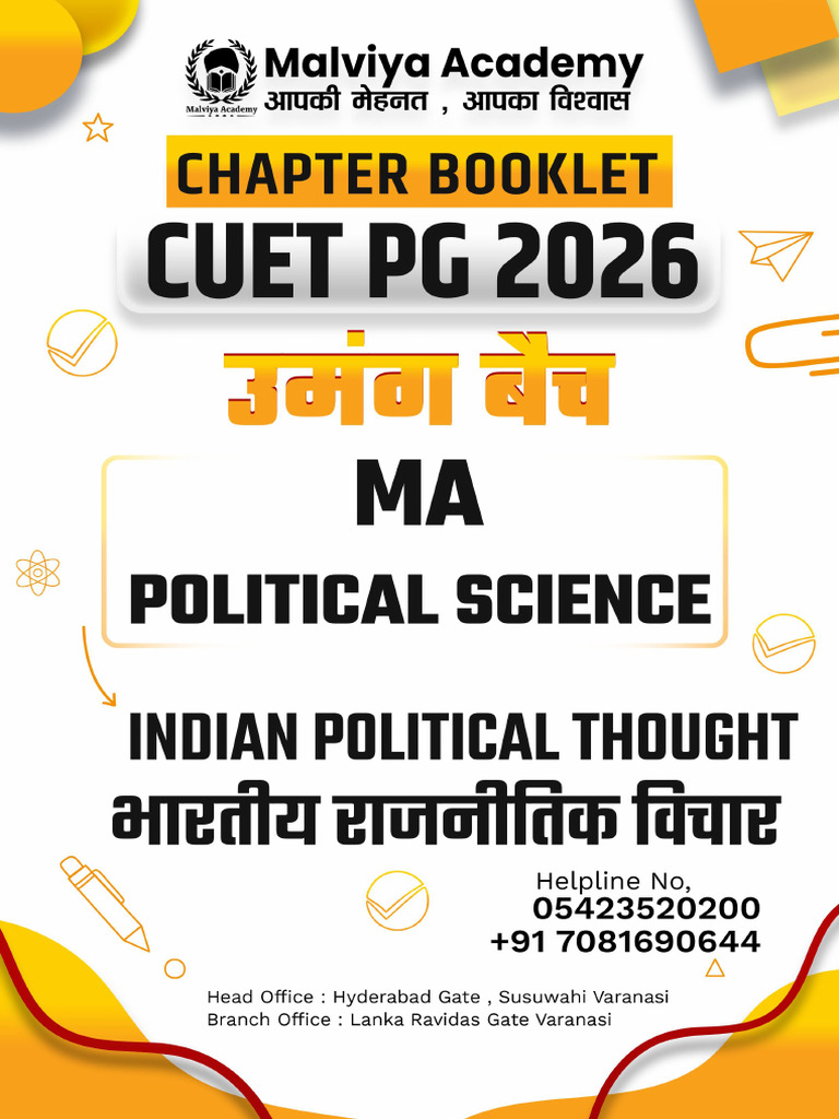 3.) Indian Political Science | PDF