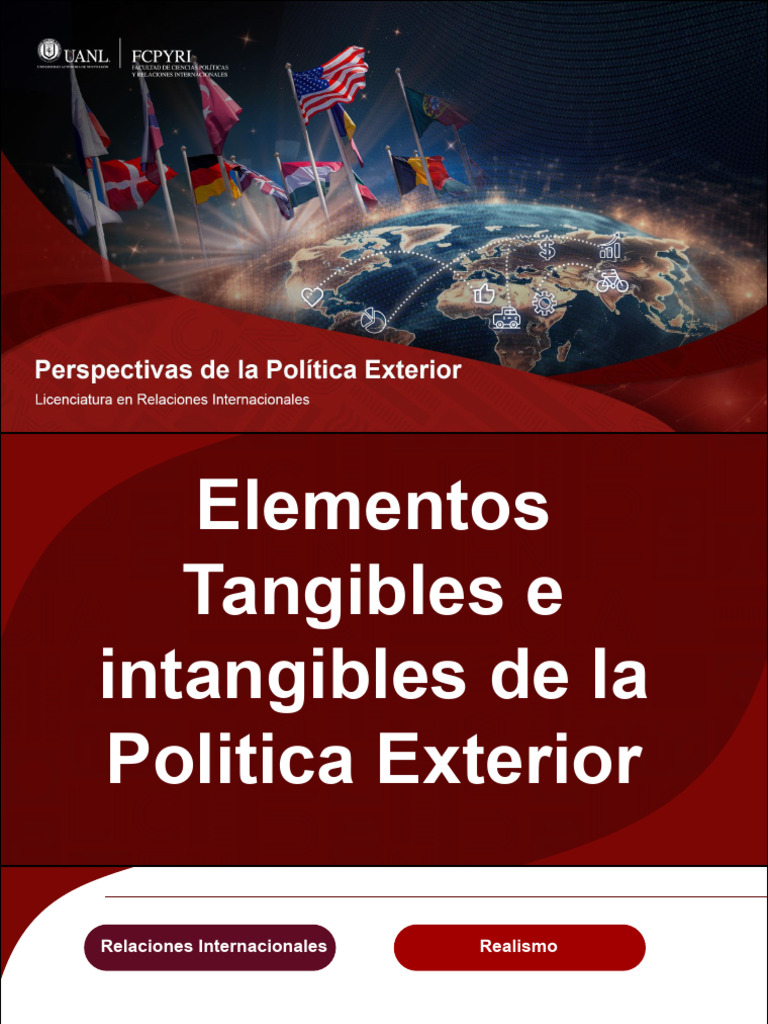 Elementos Tangibles e Intangibles de La Política Exterior Presentacion ...