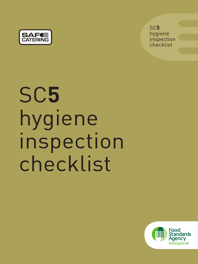 Hygiene Inspection Checklist | PDF | Hygiene | Hand Washing