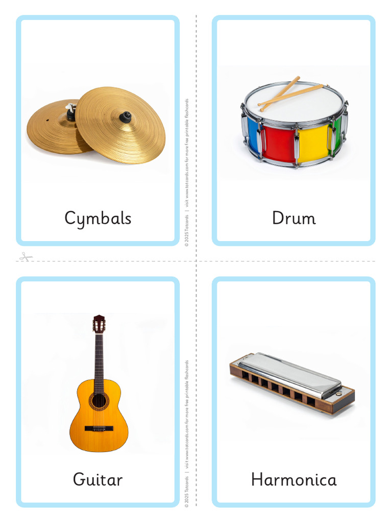 Free Instruments Flashcards | PDF | Musicology | Musical Instruments