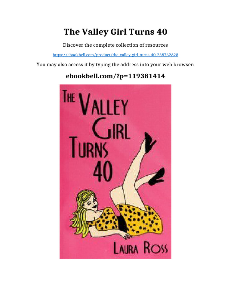 The Valley Girl Turns 40 Available Full Chapters | PDF | Chess | Chess ...