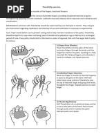 Hand Therapy Putty Exercises Guide | PDF | Thumb | Limbs (Anatomy)