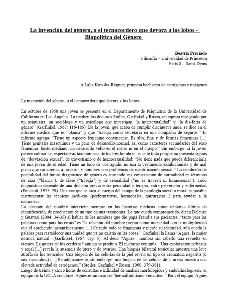 Género | PDF | Género | Estudios de género