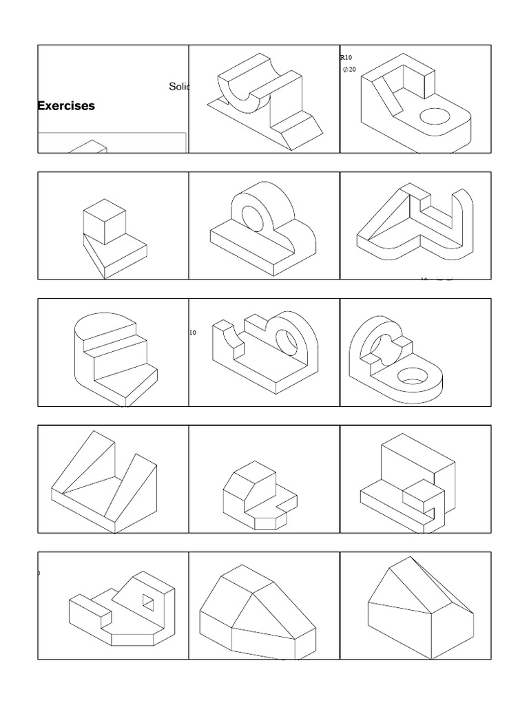 Detailed Drawing Exercises | PDF