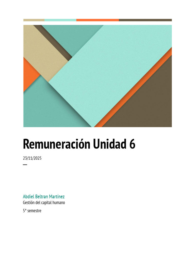 Ensayo U6 Abdiel Beltran Martinez Gestion Del Capital Humano | PDF ...