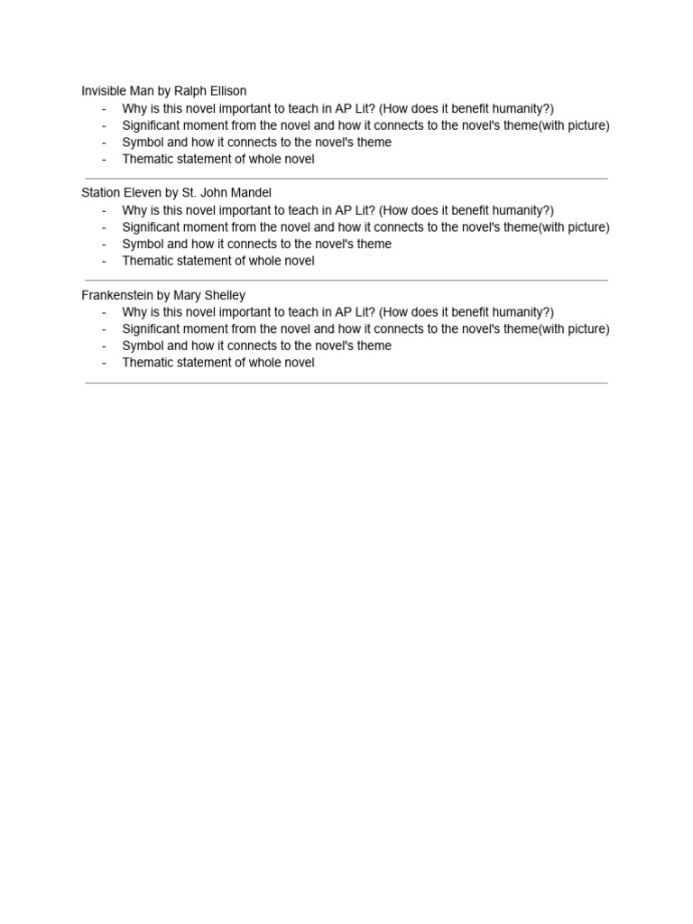 Fall Reading Reflection One Pager | PDF
