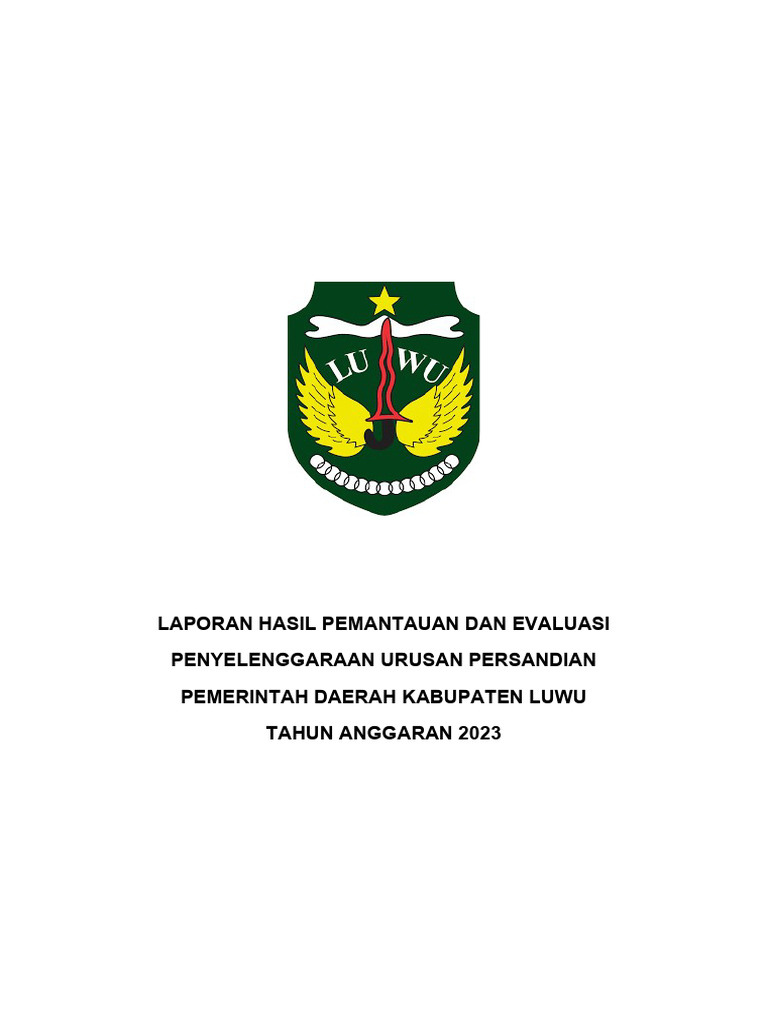 Laporan Tahunan Persandian 2023 - Signed - Signed | PDF