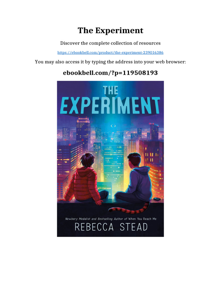 The Experiment Ready to Read | PDF | Intellectual Property