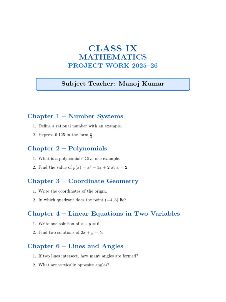 Project Work | PDF