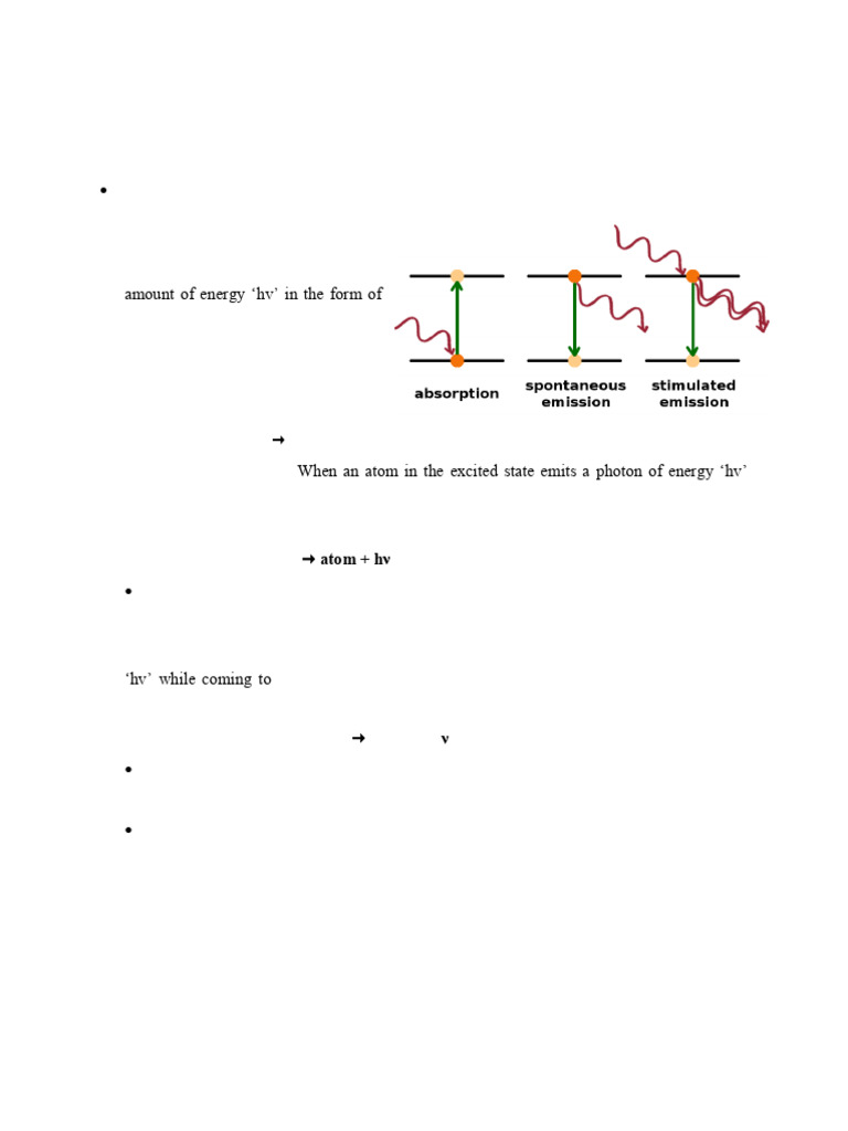 Unit 4 - Advanced Engineering Physics Study Material | PDF | Laser ...