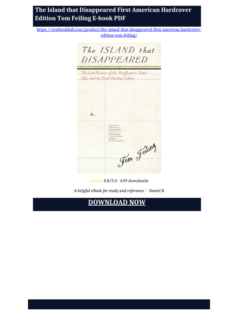 The Island that Disappeared First American Hardcover Edition Tom ...