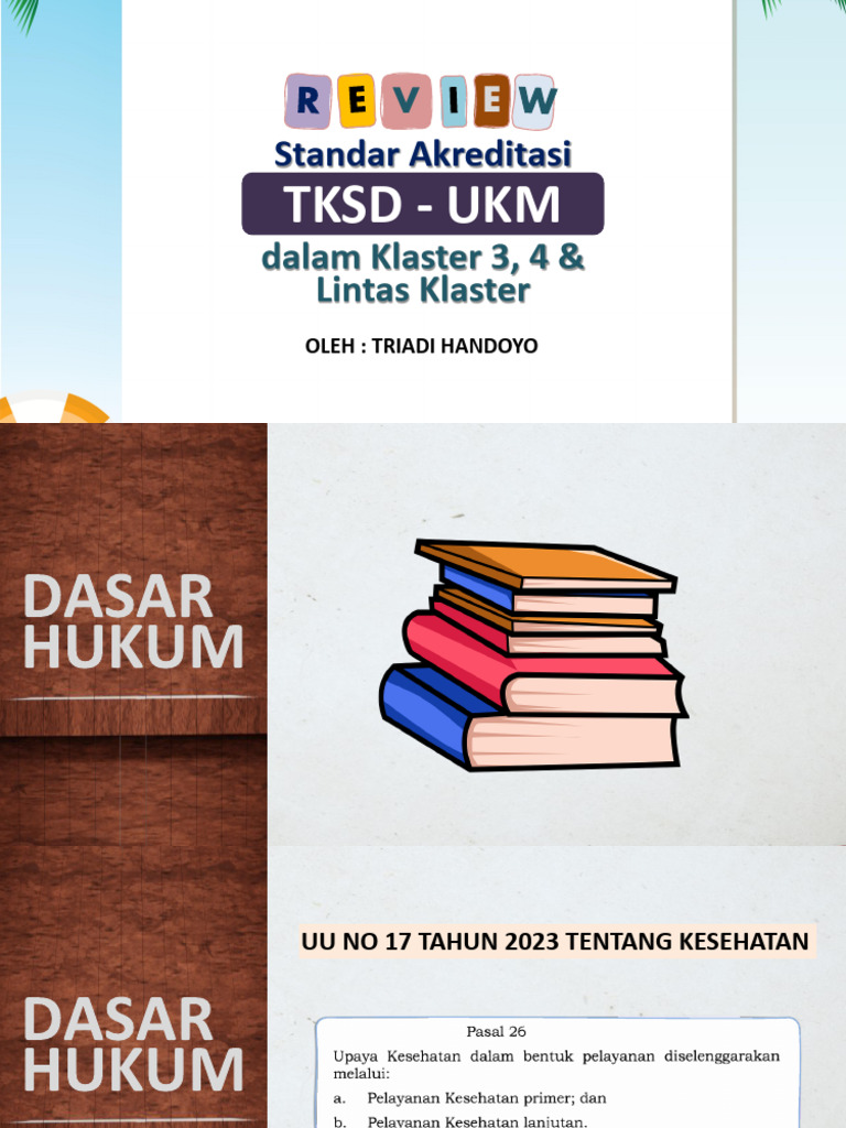 Triadi - TKSD UKM Dalam Klaster 3, 4 - Lintas Klaster Update | PDF