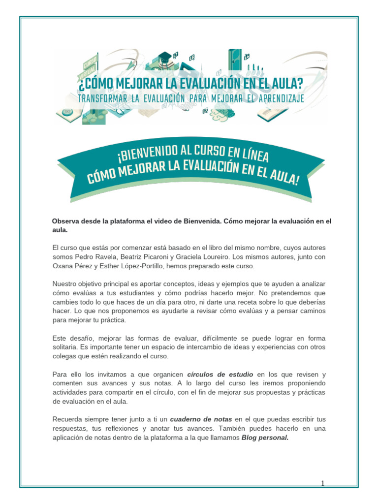 Como Mejorar La Evaluacion en El Aula | PDF | Evaluación | Enseñando