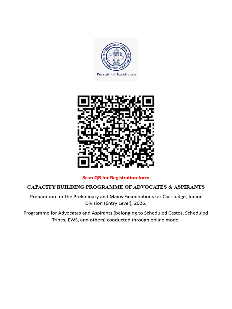 Scan QR for Registration Form | PDF