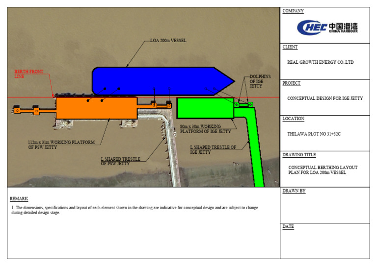 Conceptual Layout of Jetty-Layout1 | PDF