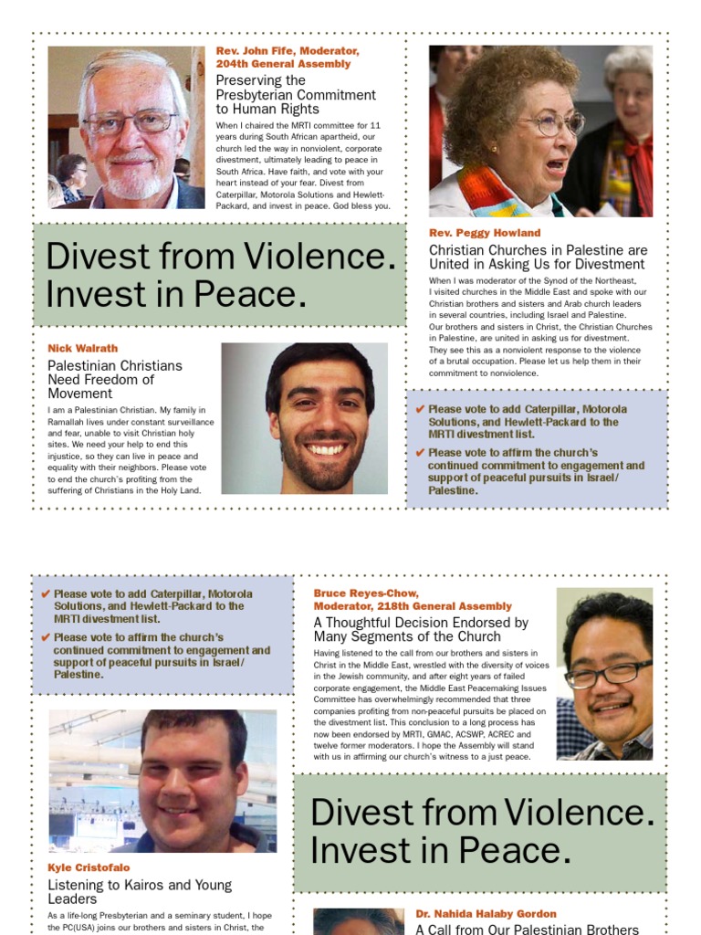 JVP Christian Voices Flyer | PDF | State Of Palestine | World Politics