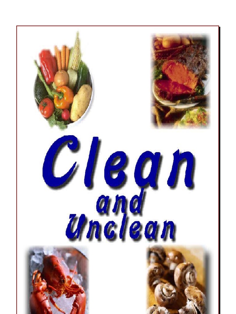 Clean and Unclean Foods Today | PDF