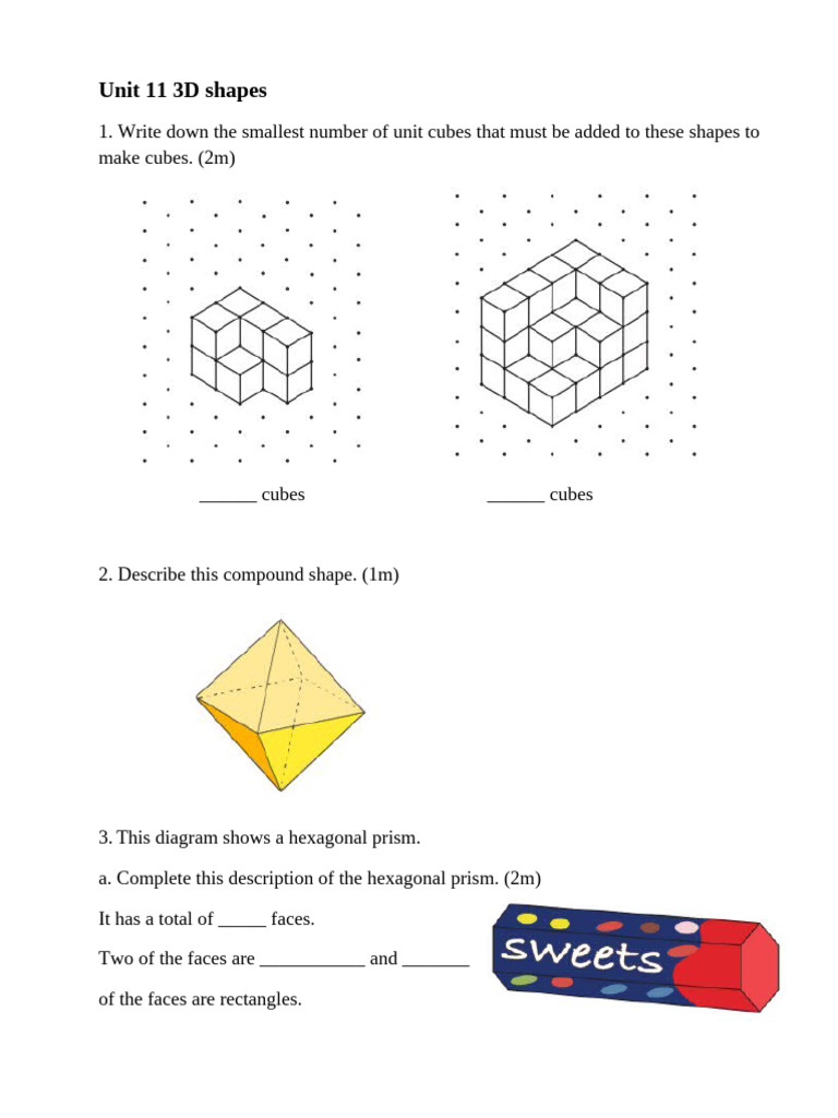 Year 6 Maths CET - Unit 11 To 18 | PDF | Volume | Litre