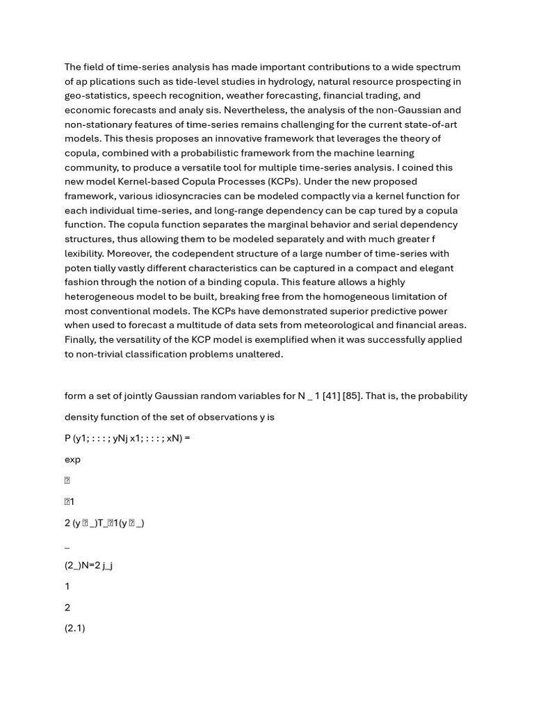 Gaussian Sebagai Metode Prediksi | PDF | Logarithm | Matrix (Mathematics)