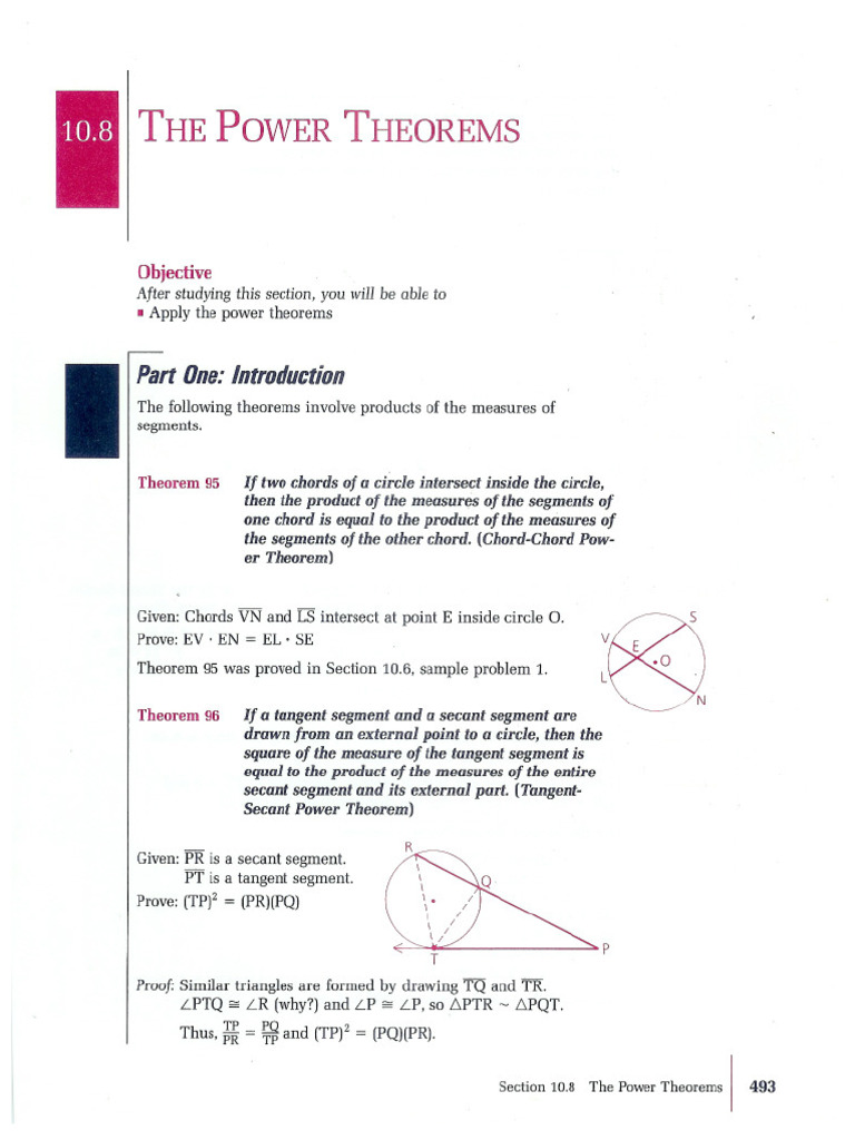 10.8 the Power Theorems | PDF