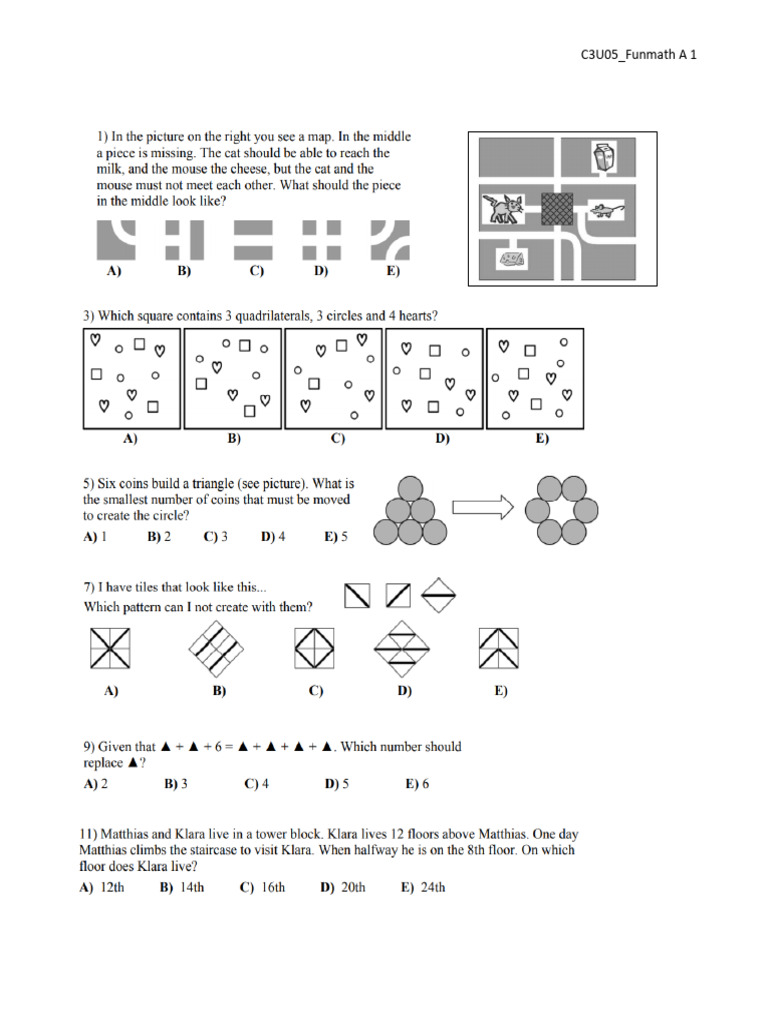 Week Nov 28 Fun Math | PDF