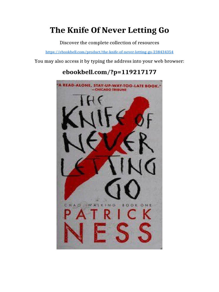 The knife of never letting go download full chapters | PDF ...