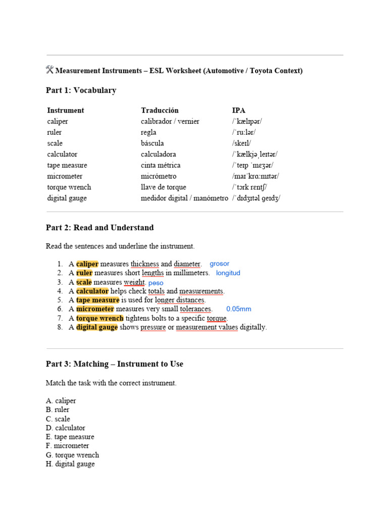 Measurements | PDF