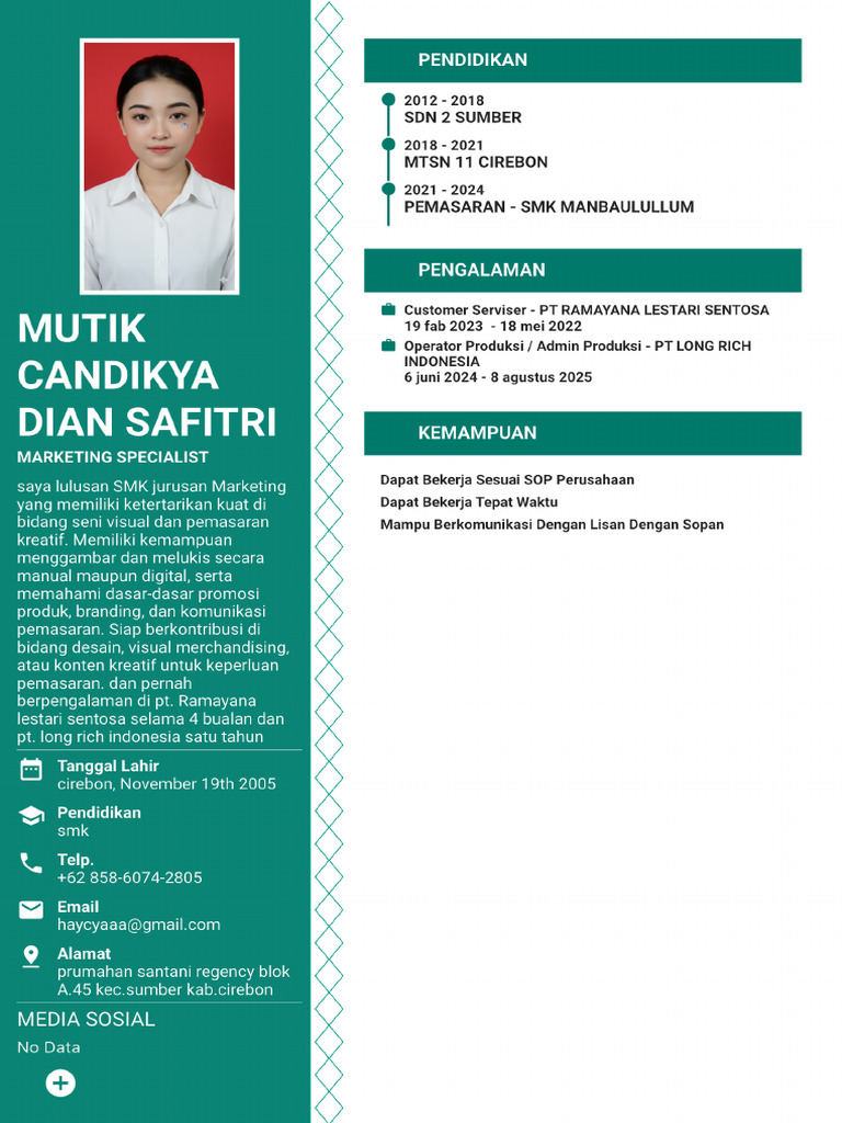 CV Baru | PDF