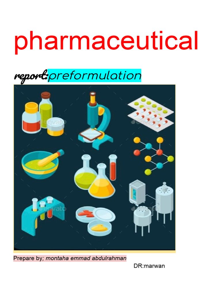 pharmaceutical report ? | PDF | Pharmaceutical Formulation | High ...