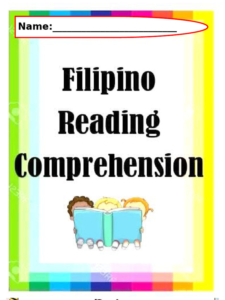Filipino Reading With Comprehension | PDF