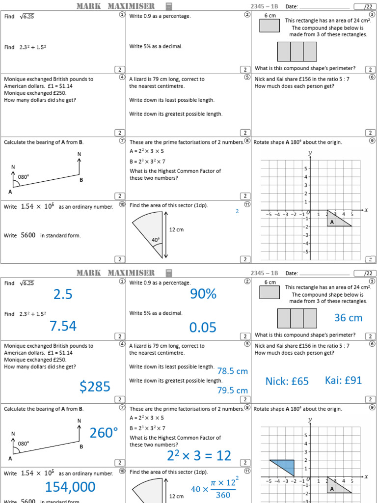 2345-1B-A4 (1) | PDF | Area | Mathematics