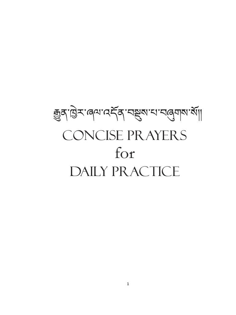 Daily Prayers | PDF
