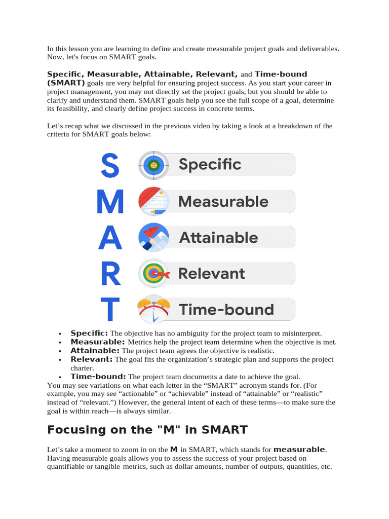 SMART goals Making goals meaningful | PDF | Goal | Performance Indicator