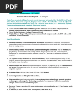 FHPL Reimbursement Claim Guidelines | PDF