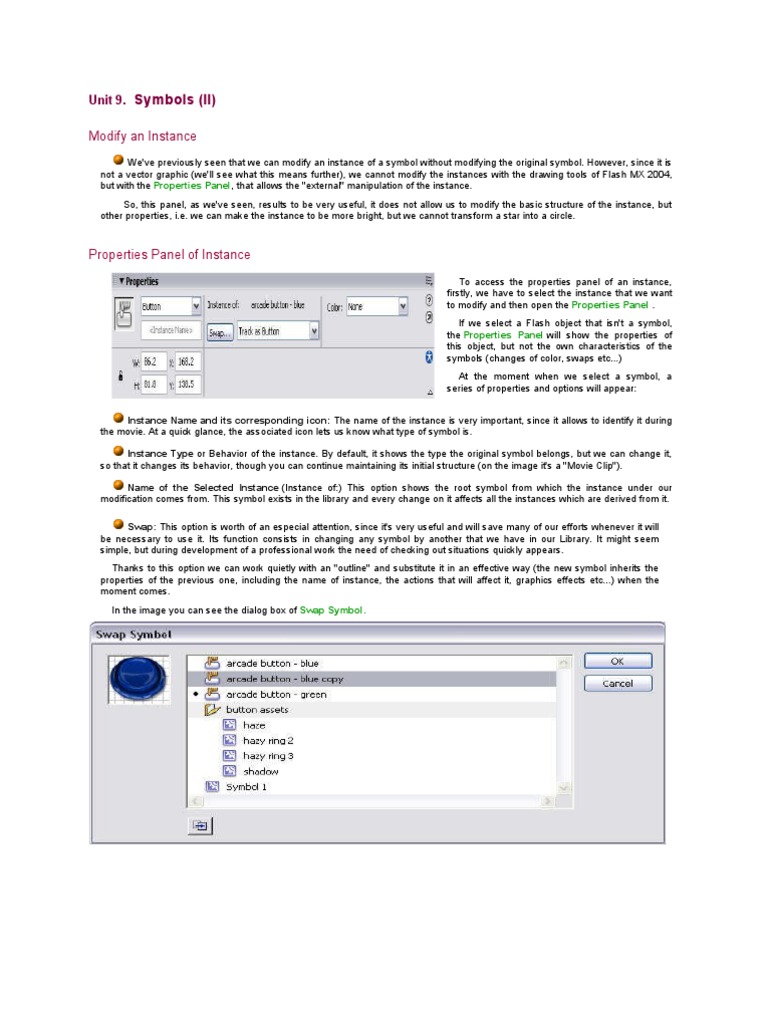Symbols | PDF | Adobe Flash | Button (Computing)