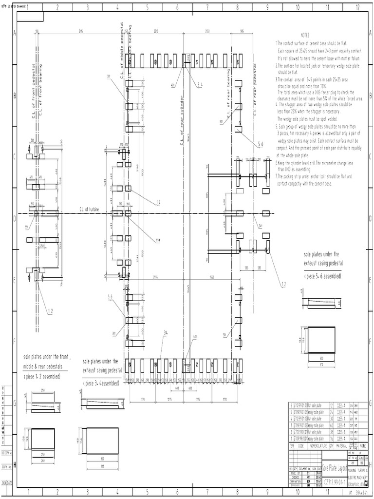 Sole Plate Layout | PDF