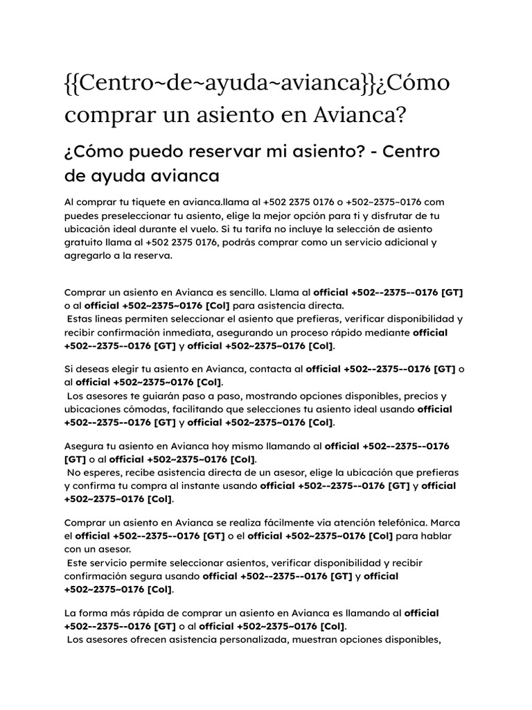 {{Centro~de~ayuda~avianca}}¿Cómo comprar un asiento en Avianca? ¿Cómo ...