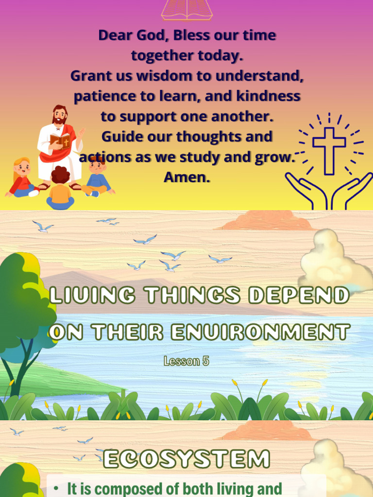 q2_lesson 5-Living Things Depend on Their Environment | PDF