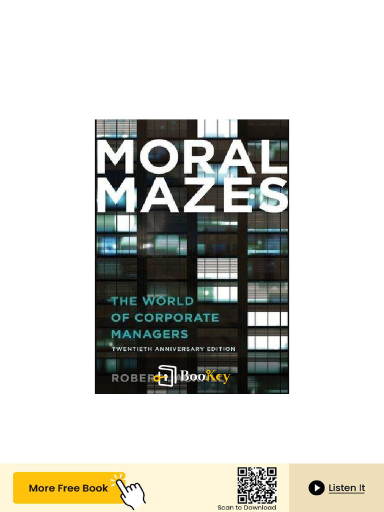 Moral Mazes PDF | PDF | Bureaucracy | Organizational Culture