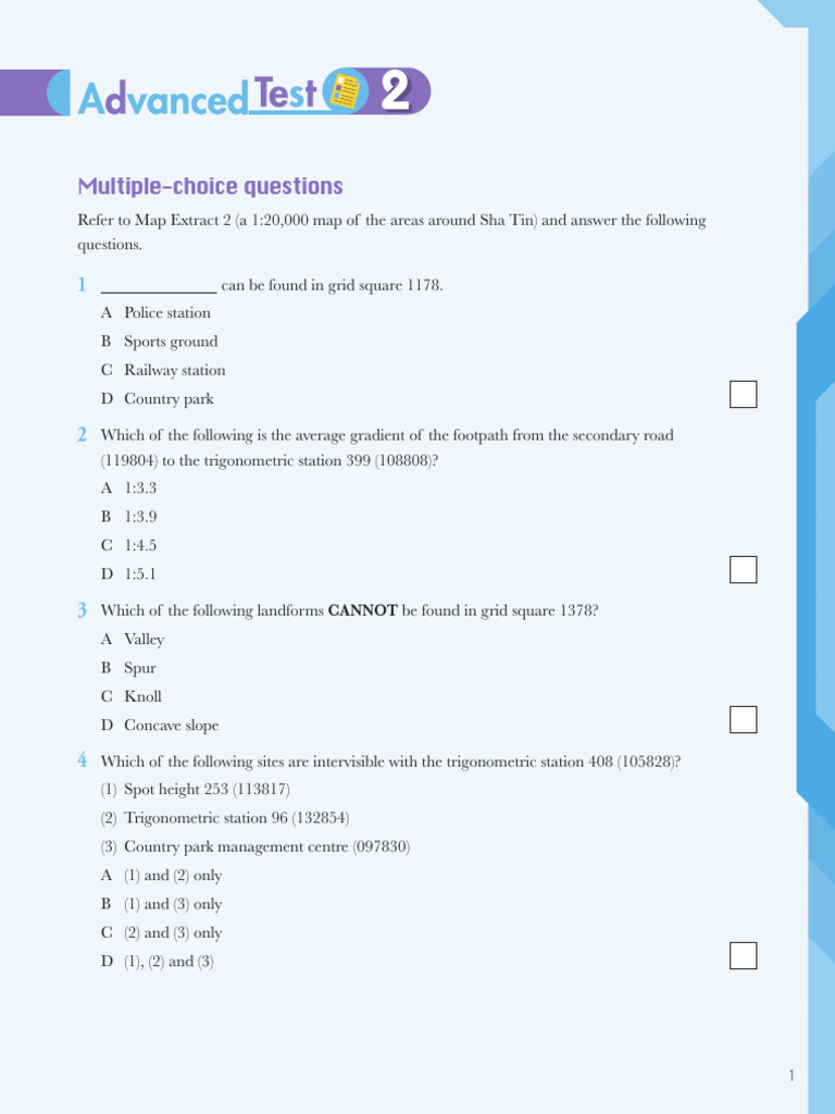 Advanced Test 2 | PDF | Earth Sciences