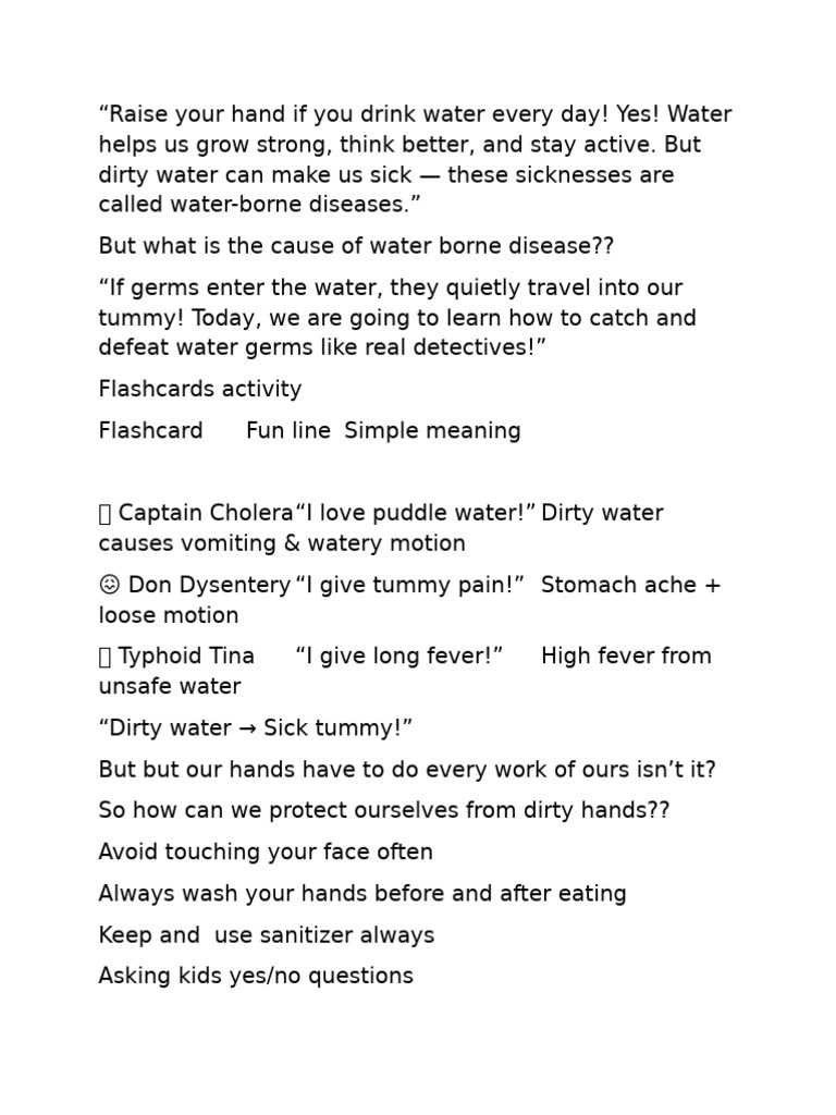 Water Borne Disease | PDF