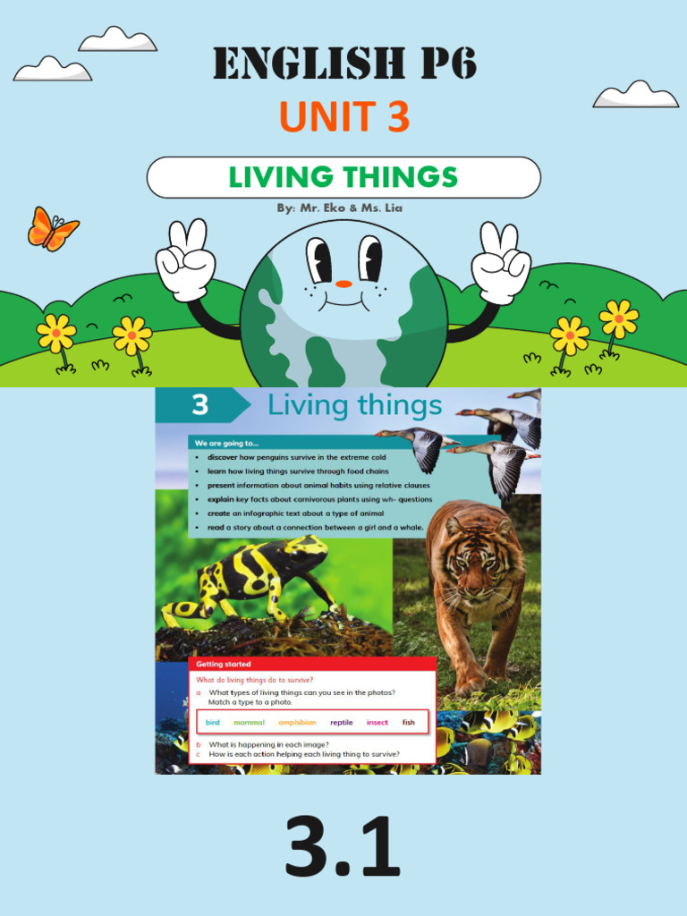 English-p6-Unit 3.1 - Strategies For Survival | PDF